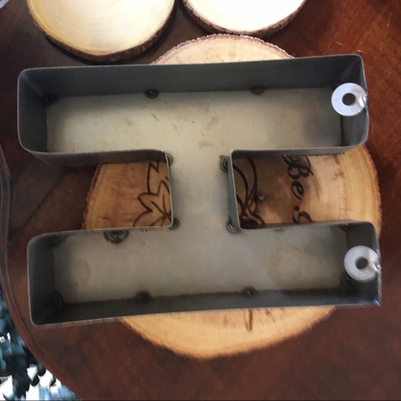 boutique | Wall Decor | Rustic Metal Letter H | Poshmark